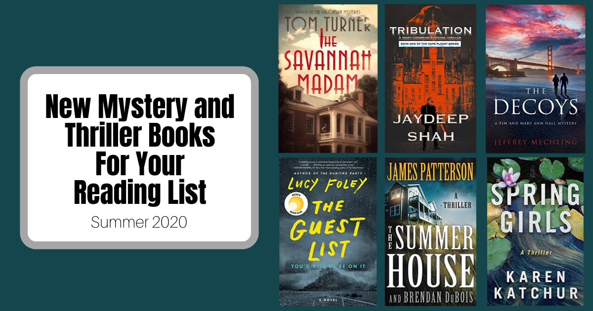 New Mystery and Thriller Books For Your Reading List | Summer 2020 | NewInBooks